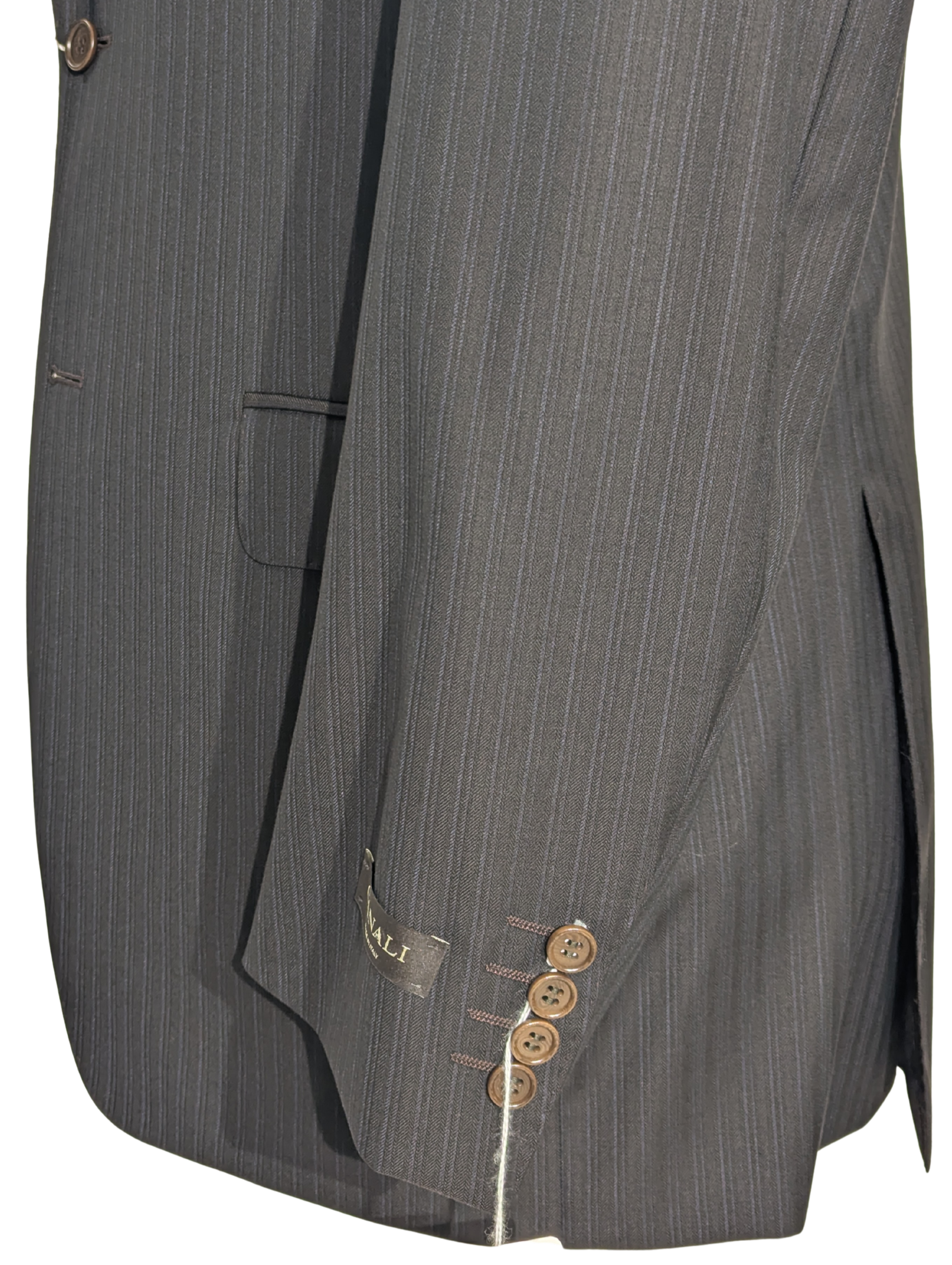 Canali Brown Pinstriped 100% Wool Suit 50L – The Suit Depot