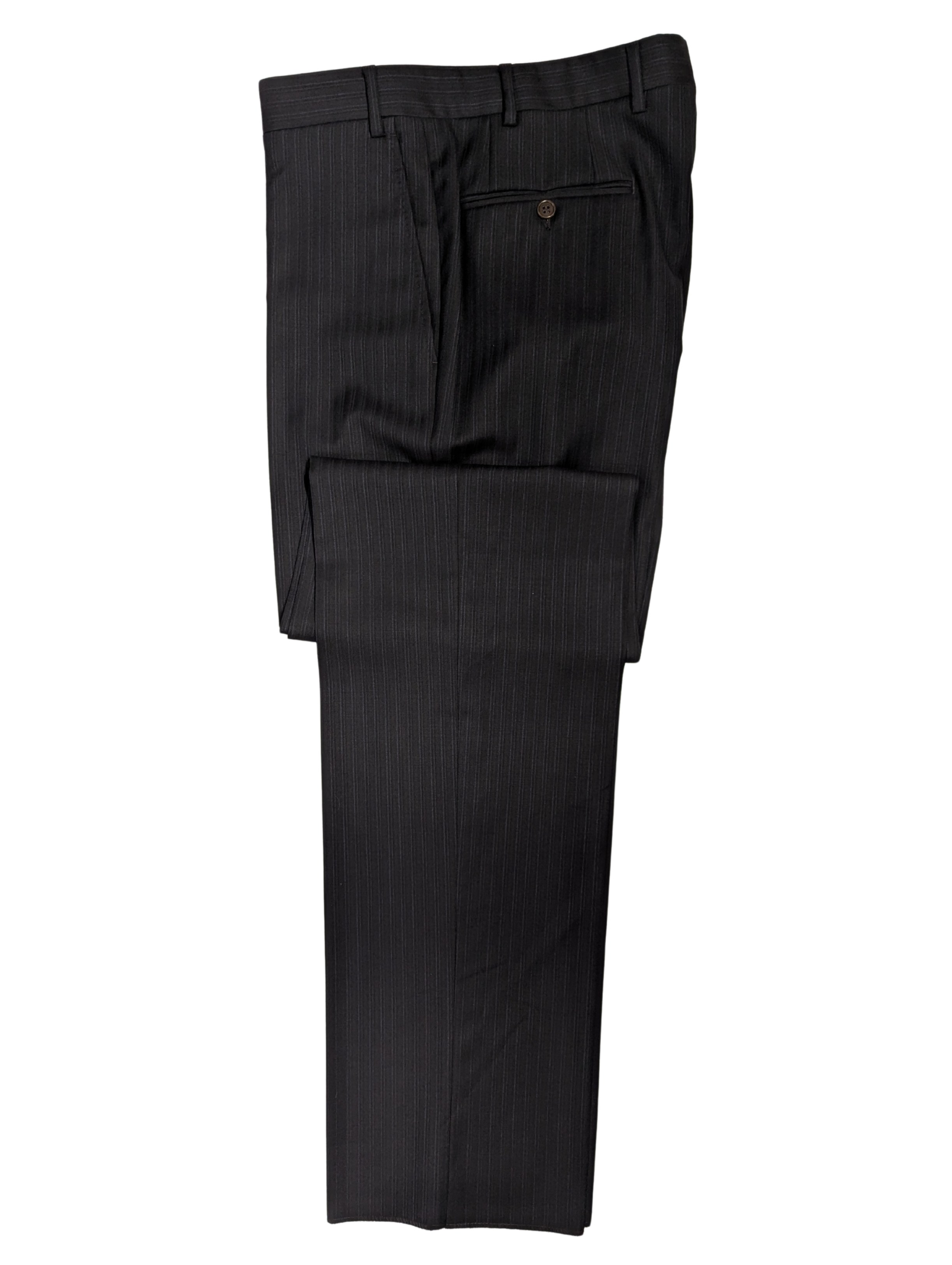 Canali Brown Pinstriped 100% Wool Suit 50L – The Suit Depot