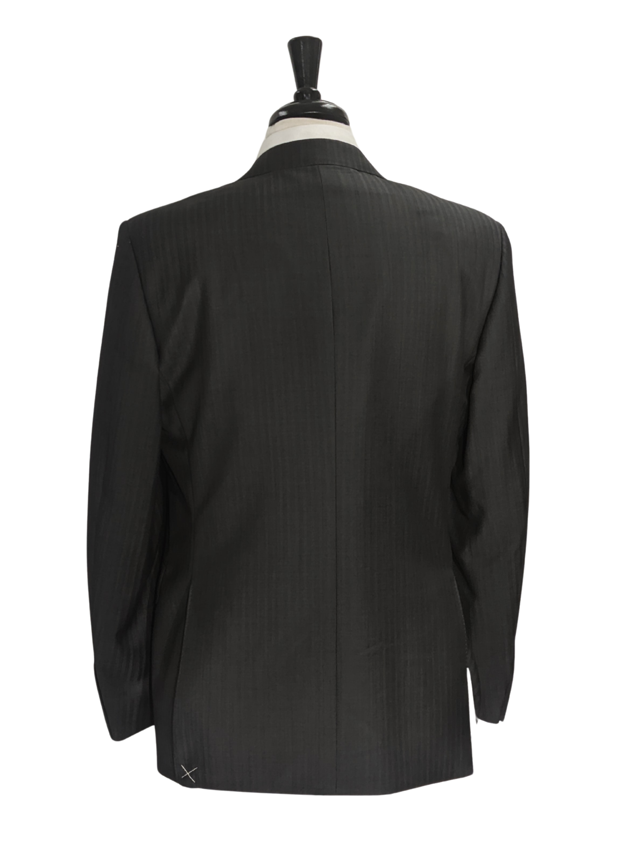 Canali Charcoal Herringbone Wool Mohair Suit 40R – The Suit Depot
