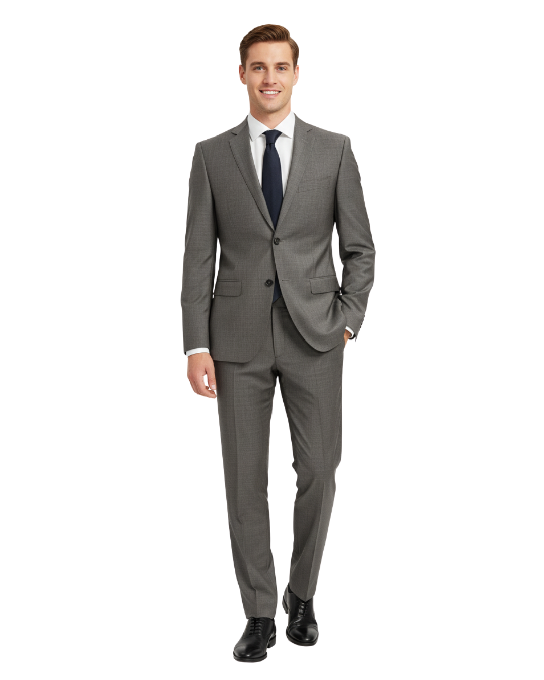 Canali Light Brown Solid 100% Wool Suit 38R – The Suit Depot