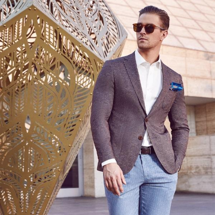 Ferrecci Men's Charcoal Gray Slim Fit Two Button Notch Lapel Suit – The ...